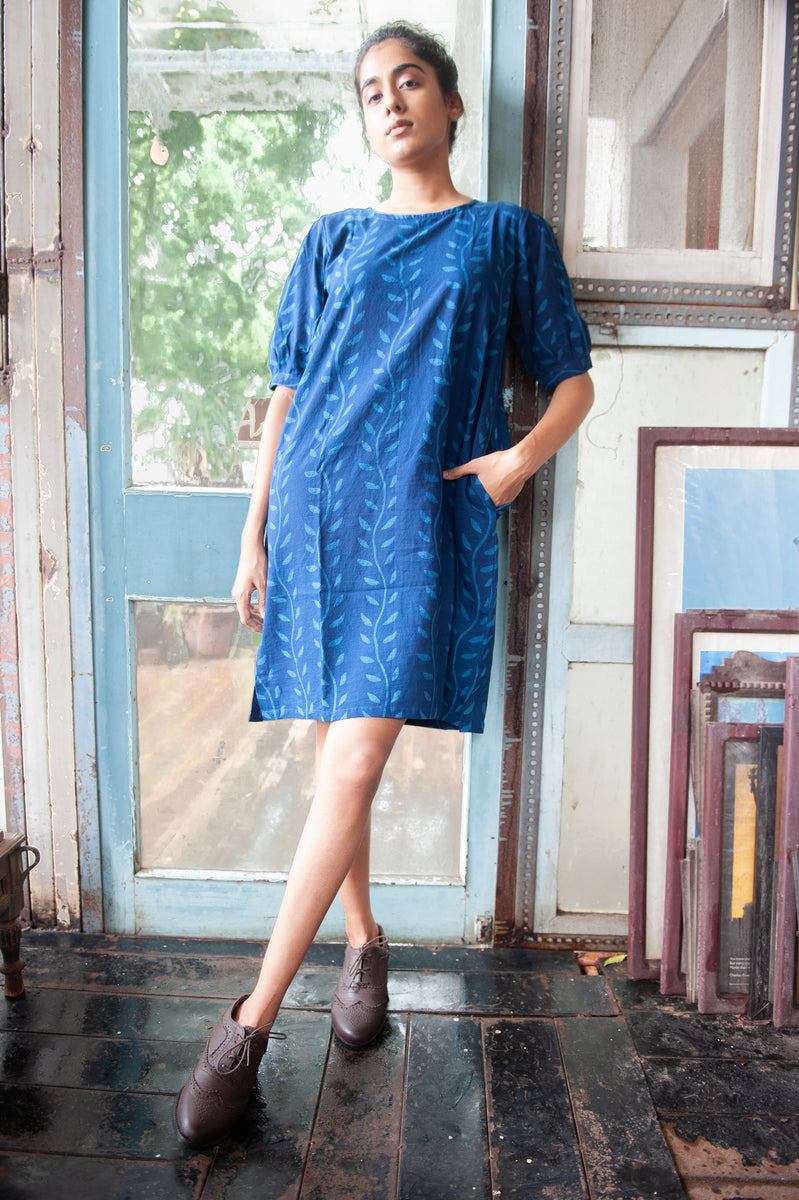 Laze Dress - Indigo – Unees Bees