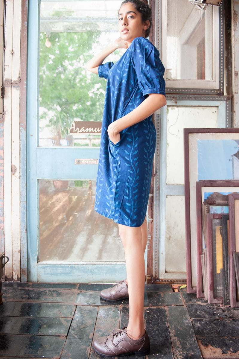 Laze Dress - Indigo – Unees Bees