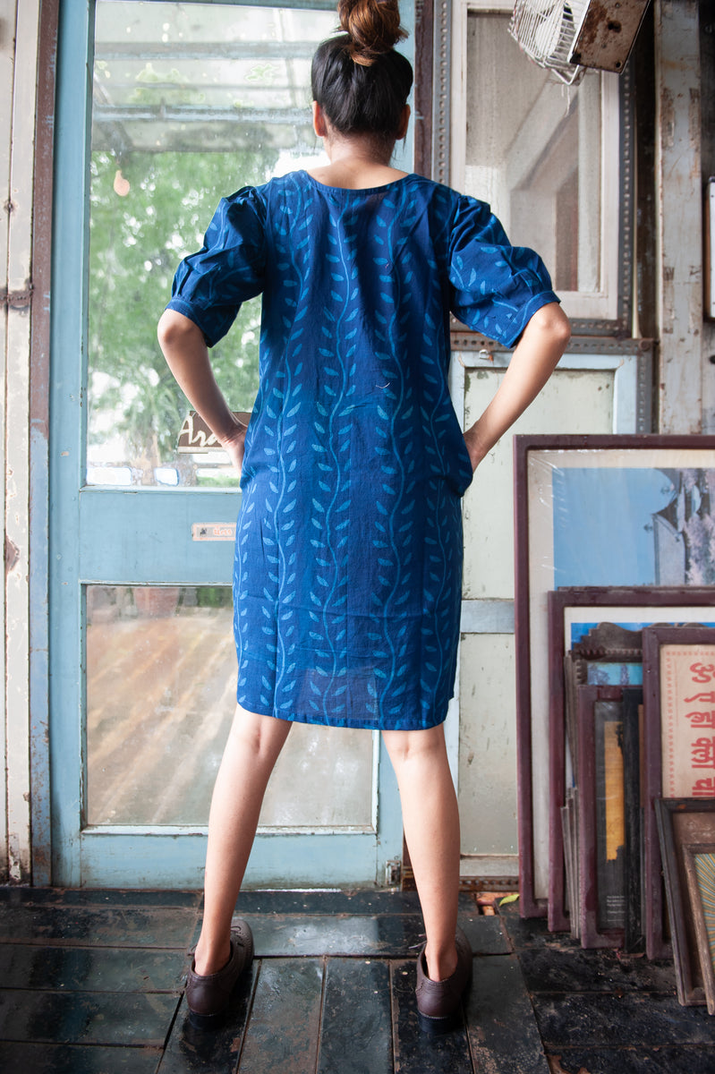 Laze Dress - Indigo – Unees Bees